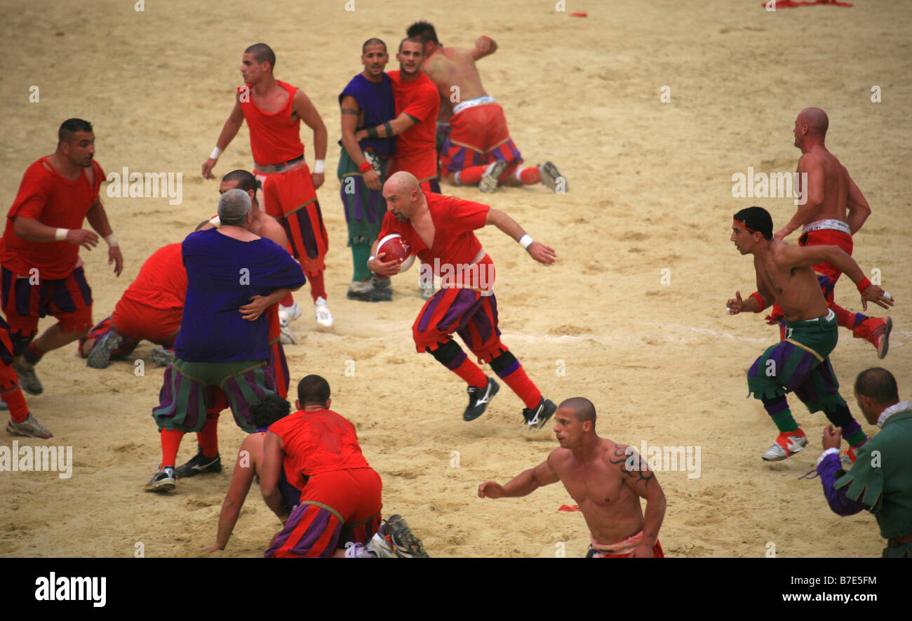 Florence's Historic Football Match, Florence, Tuscany, Italy Stock ...