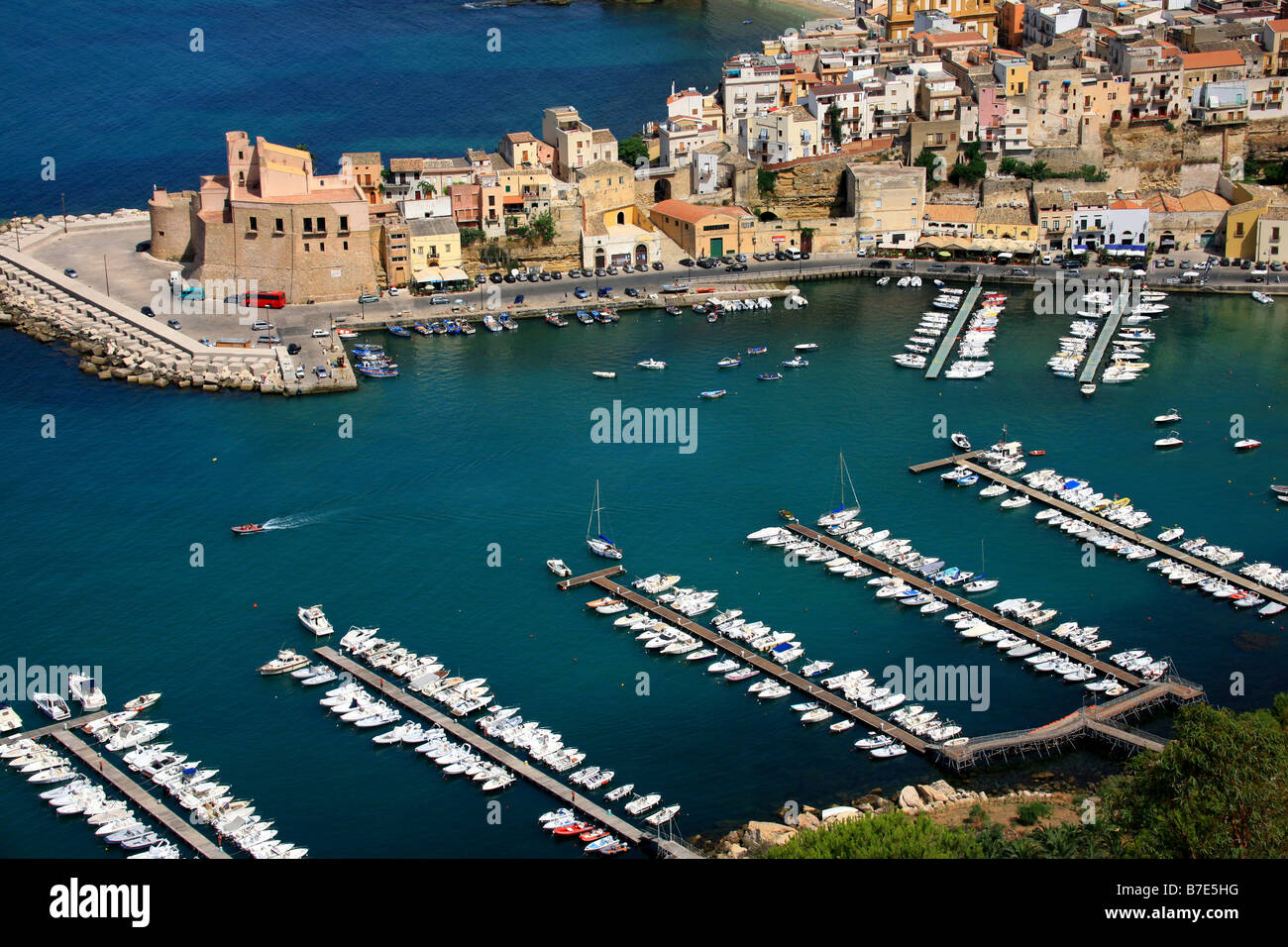 Seaside, Castellammare del Golfo, Sicily, Italy Stock Photo - Alamy
