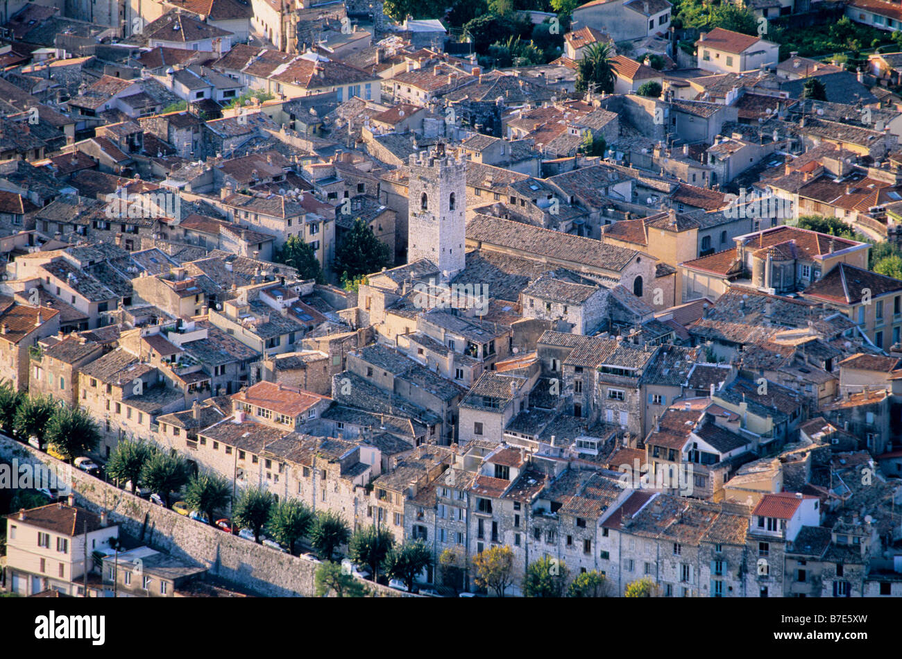 Aerial view picturesque medieval town hi-res stock photography and ...