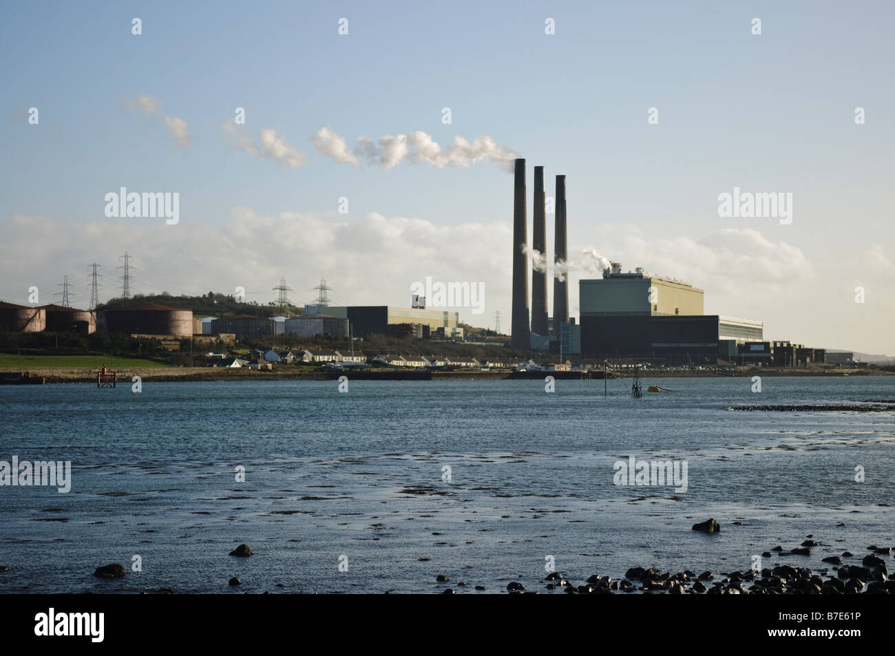 Ballylumford Power Station Stock Photo - Alamy
