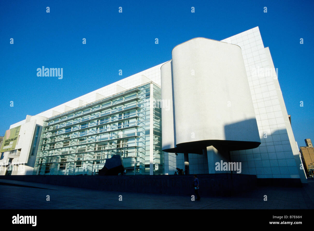 Museum of Contemporary Art MACBA Architect R Meier BARCELONA SPAIN ...