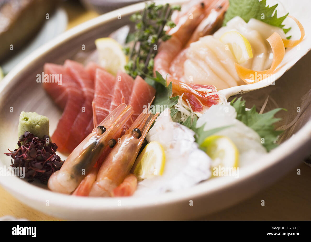 Japanese cuisine assorted sashimi hi-res stock photography and images ...