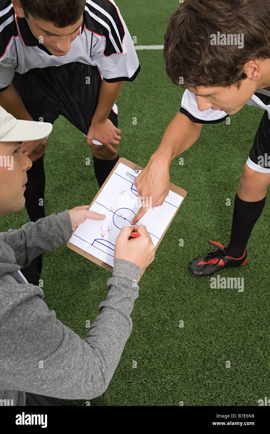 Football coach clipboard hi-res stock photography and images - Alamy