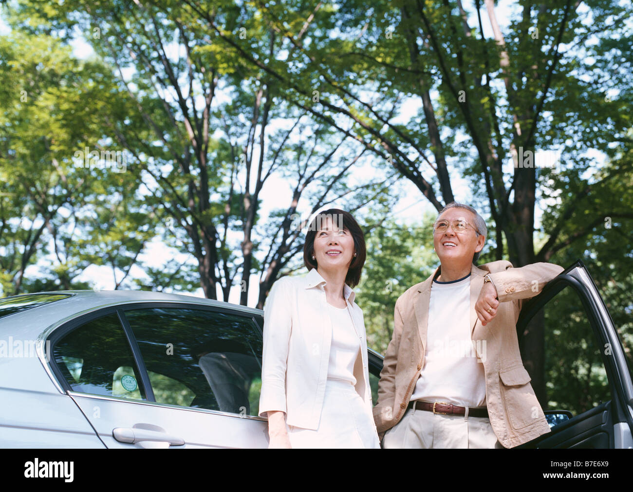 Car exiting car park hi-res stock photography and images - Alamy