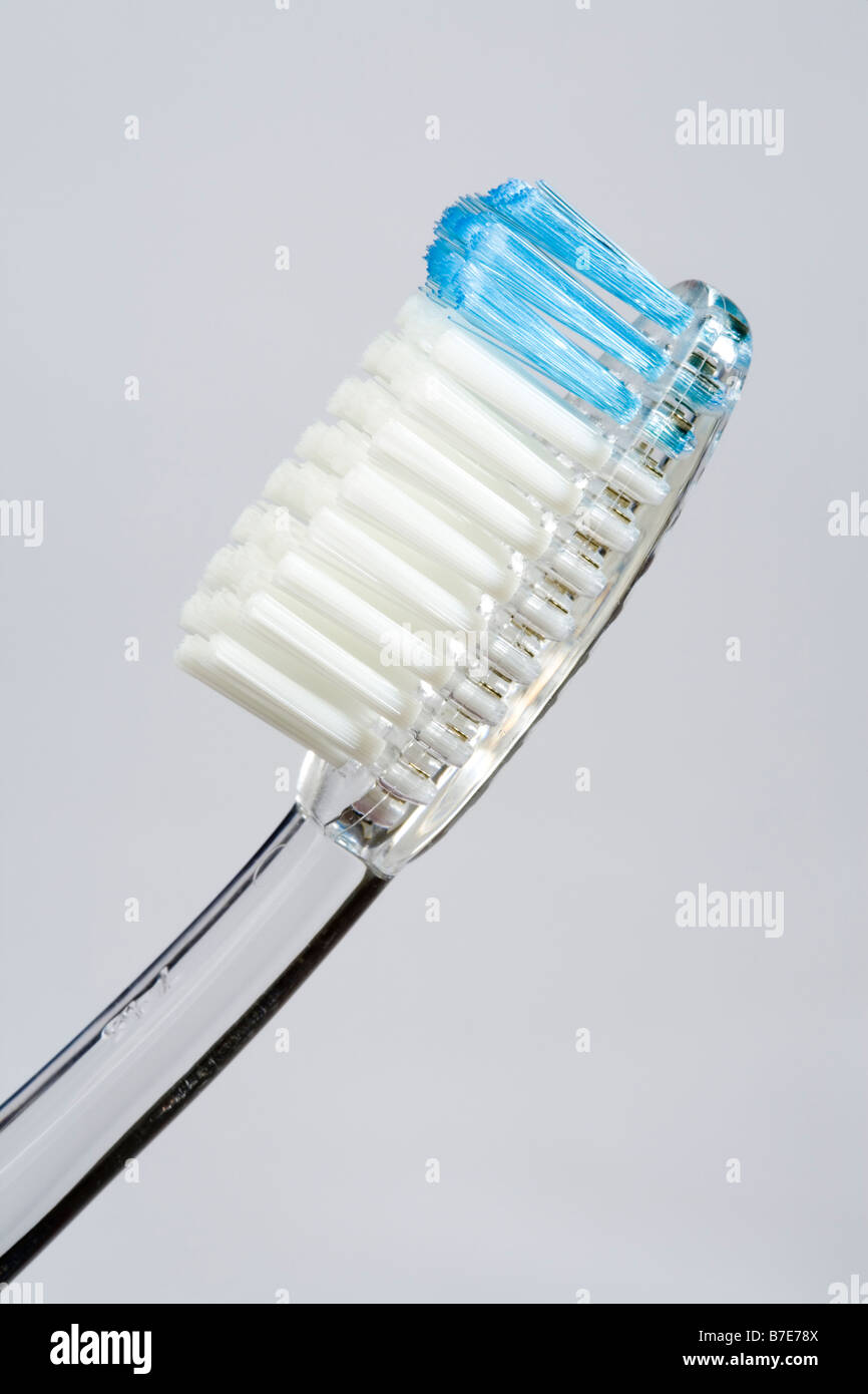The head of a clear toothbrush Stock Photo - Alamy
