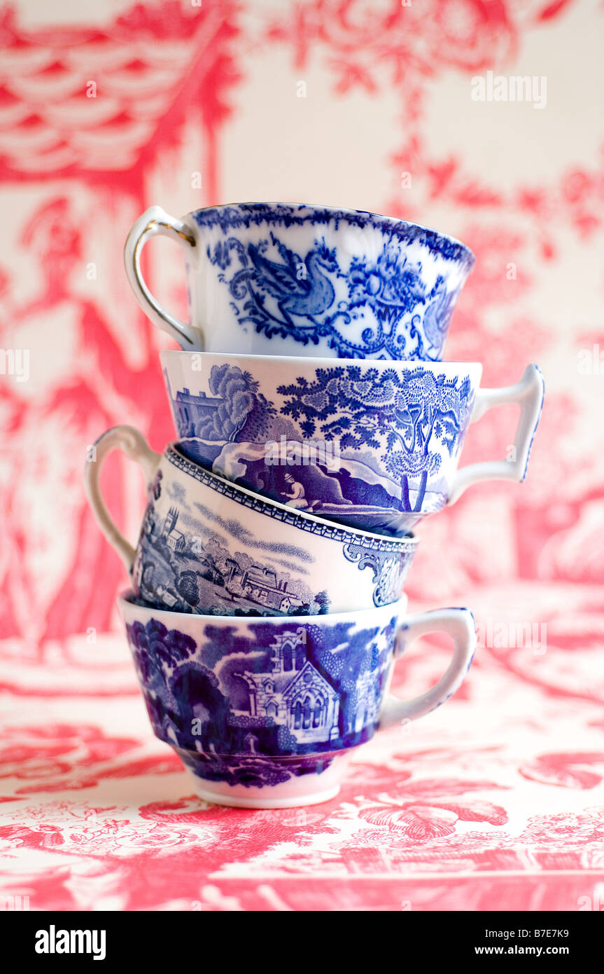 Stack of teacups hi-res stock photography and images - Alamy