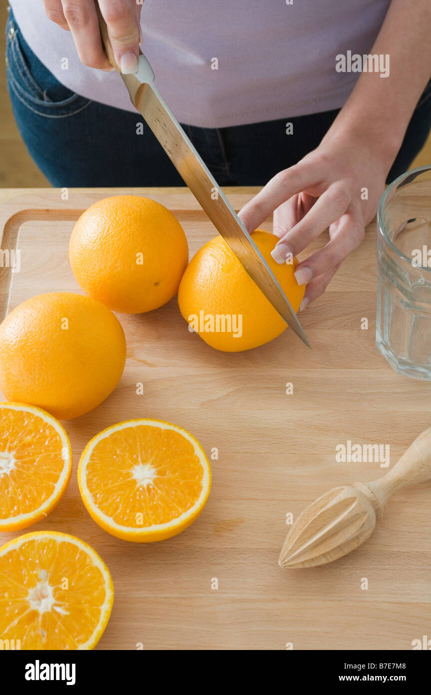 Point view cutting up fresh hi-res stock photography and images - Alamy