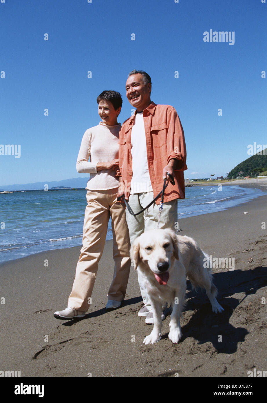 Walk with Dog Stock Photo - Alamy