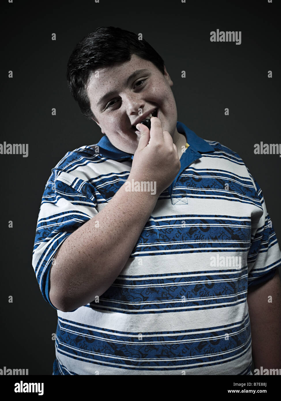 Overweight boy hi-res stock photography and images - Alamy
