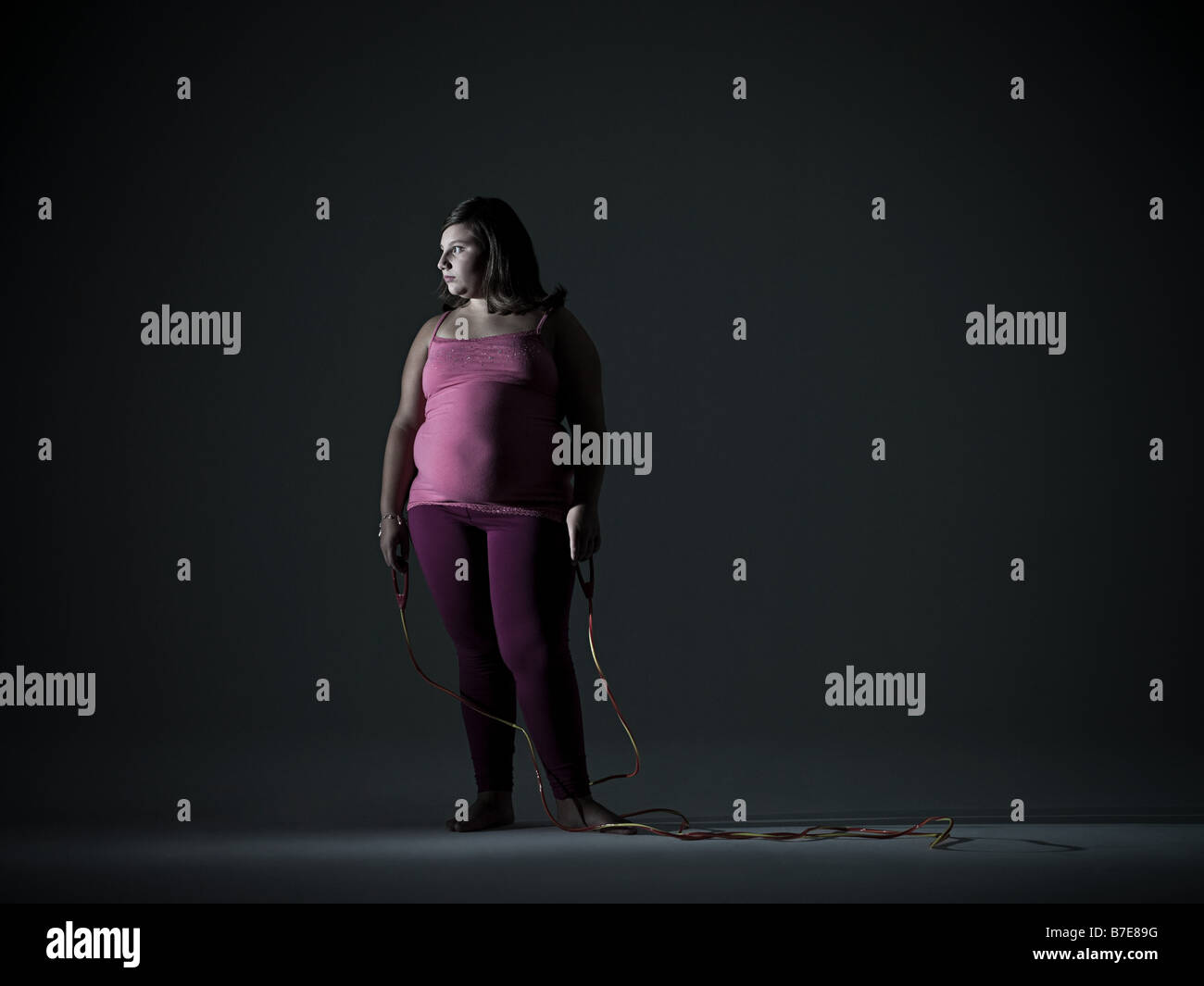Fat girl 13 hi-res stock photography and images - Alamy