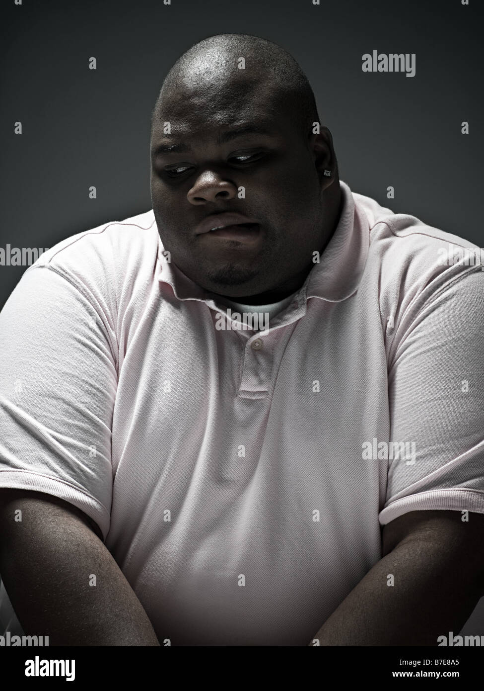 Fat Bald Man High Resolution Stock Photography and Images - Alamy