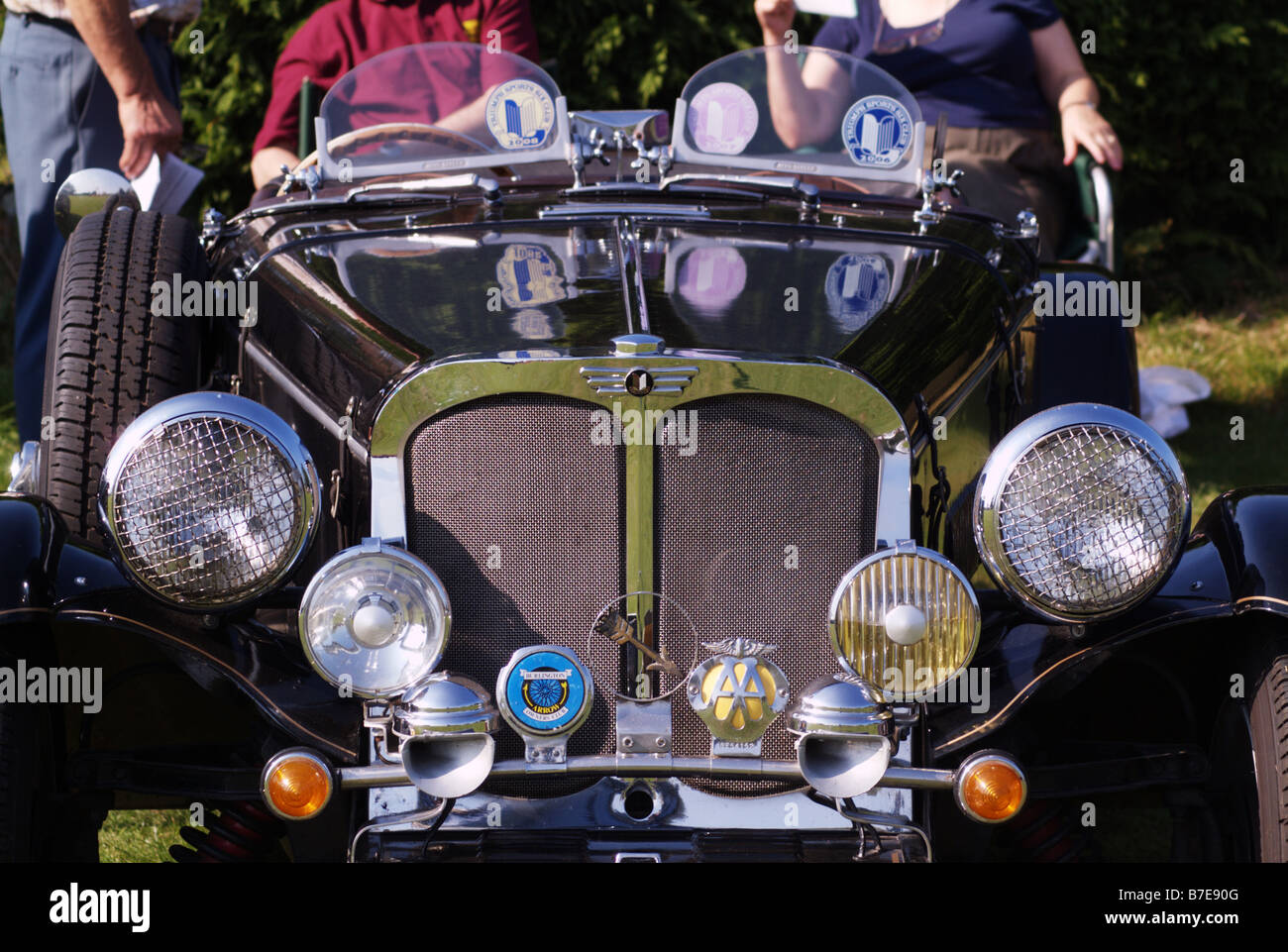 triumph based kit car classic badges headlights biddenden village ...