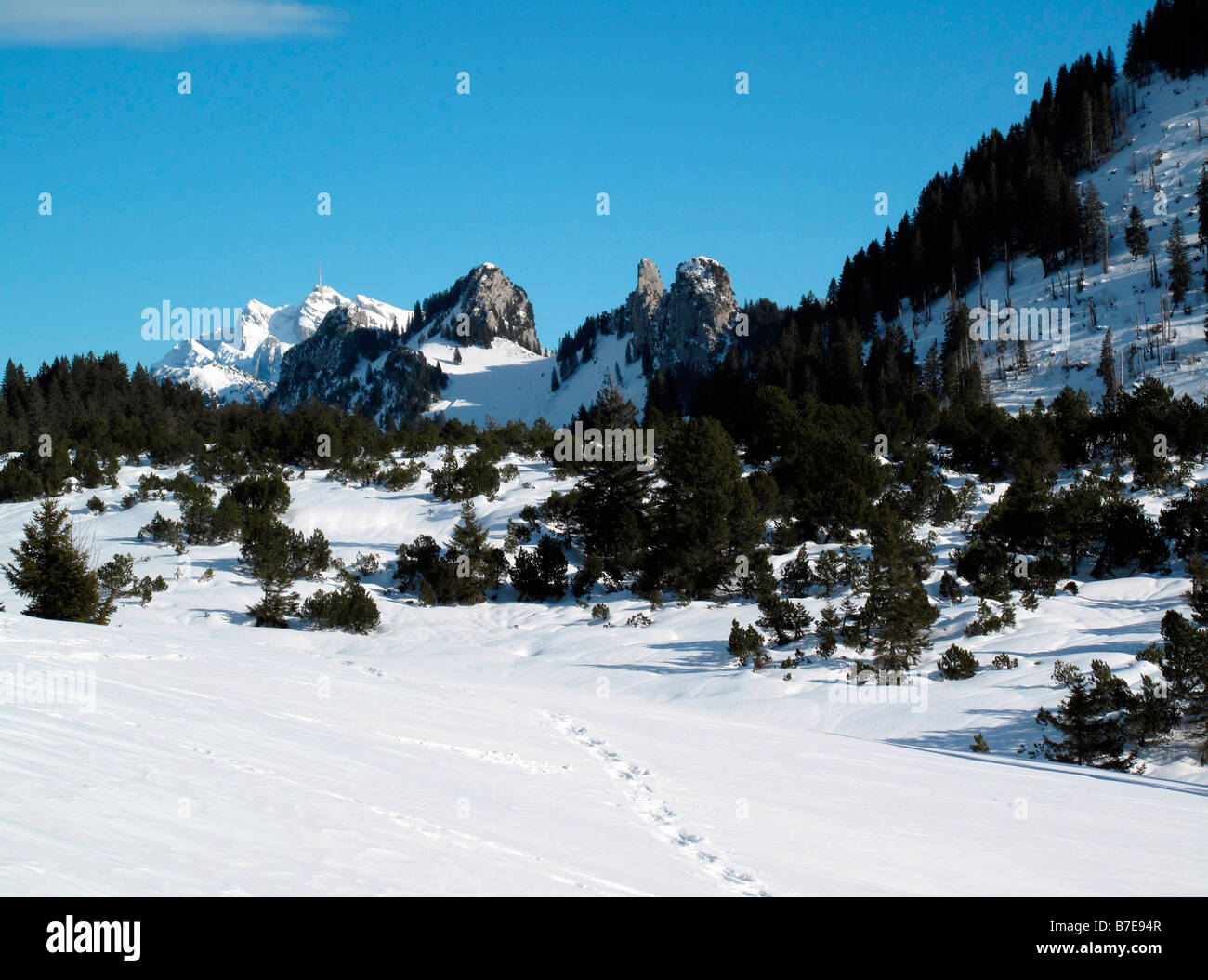 Mountain range santis swiss alpes hi-res stock photography and images ...