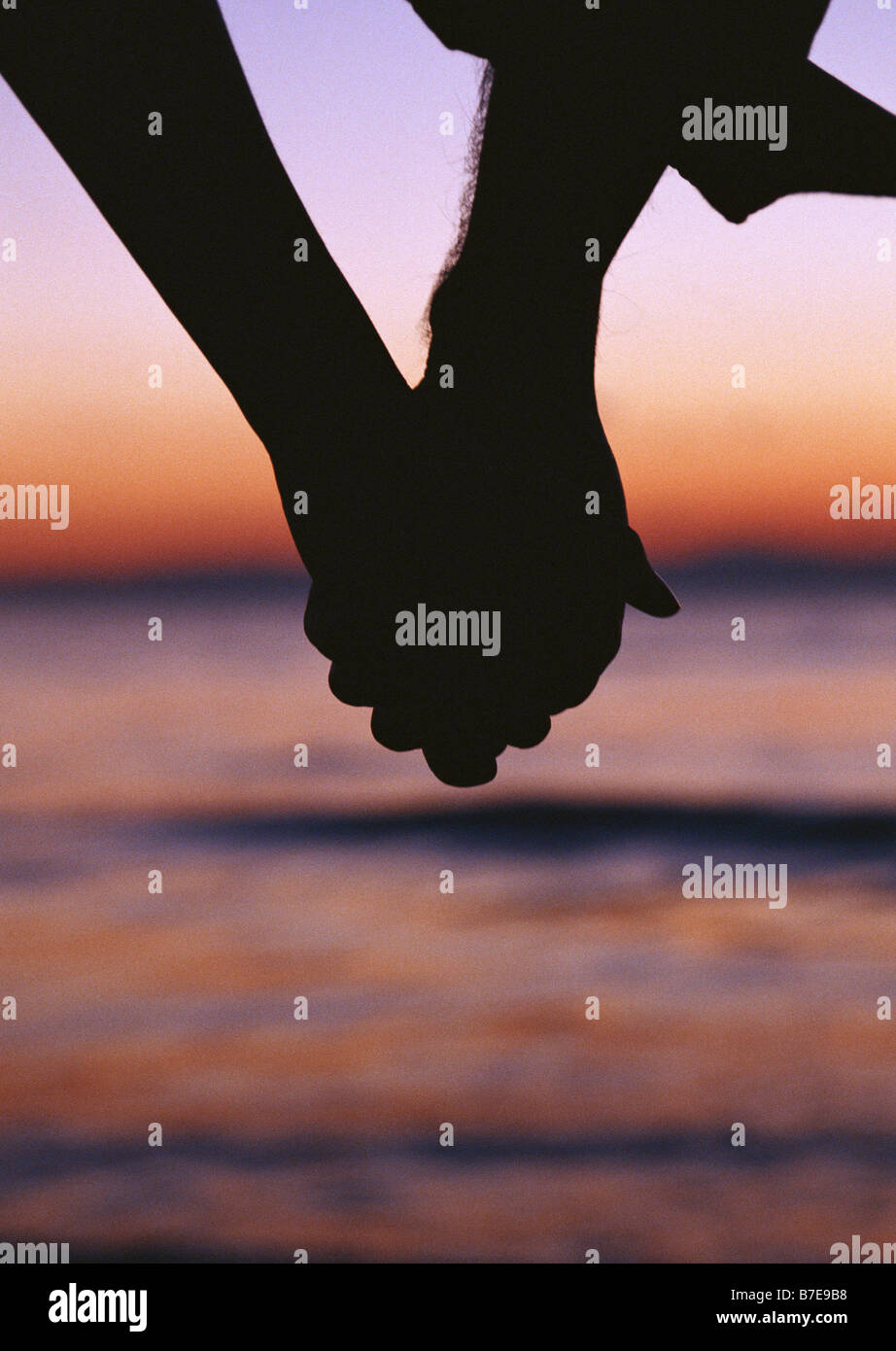 Couple Romantic Hand Holding Shadow Stock Photos & Couple Romantic Hand ...