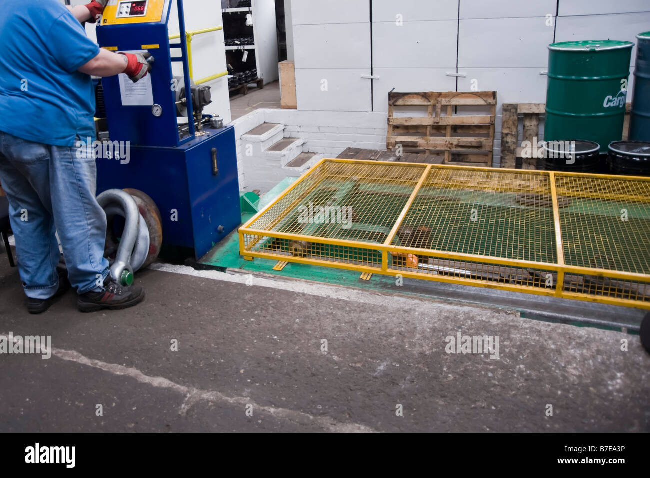 Inside a factory making manufactured goods with steel Stock Photo - Alamy