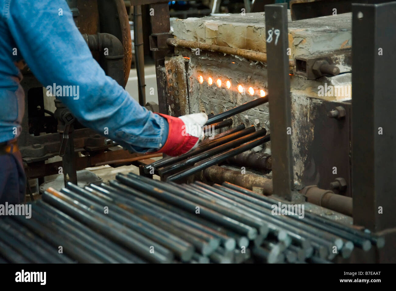 Inside a factory making manufactured goods with steel Stock Photo - Alamy