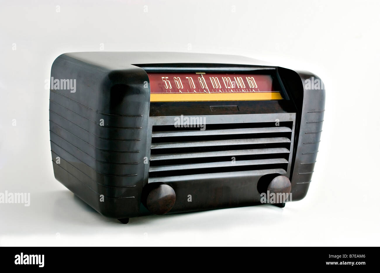 Antique radio from the 1950 s Stock Photo - Alamy