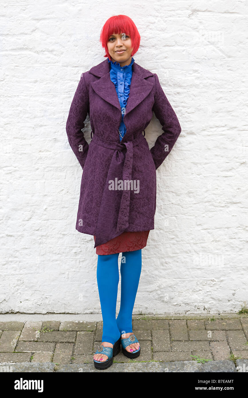 Young woman with unique style Stock Photo - Alamy