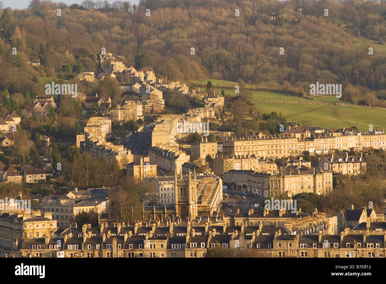 Roman bath somerset aerial hi-res stock photography and images - Alamy