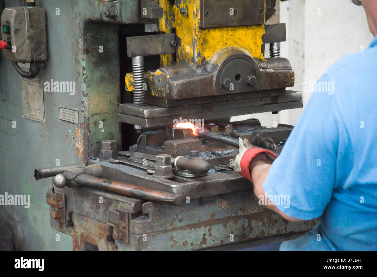 Inside a factory making manufactured goods with steel Stock Photo - Alamy