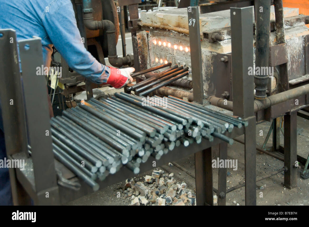 Inside a factory making manufactured goods with steel Stock Photo - Alamy