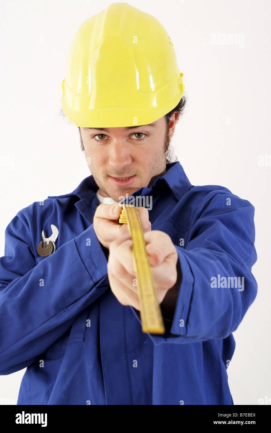 building worker with tools Stock Photo - Alamy