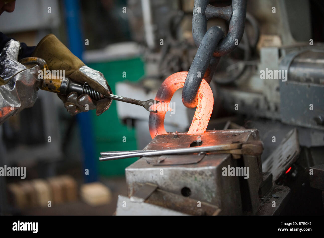 Inside a factory making manufactured goods with steel Stock Photo - Alamy