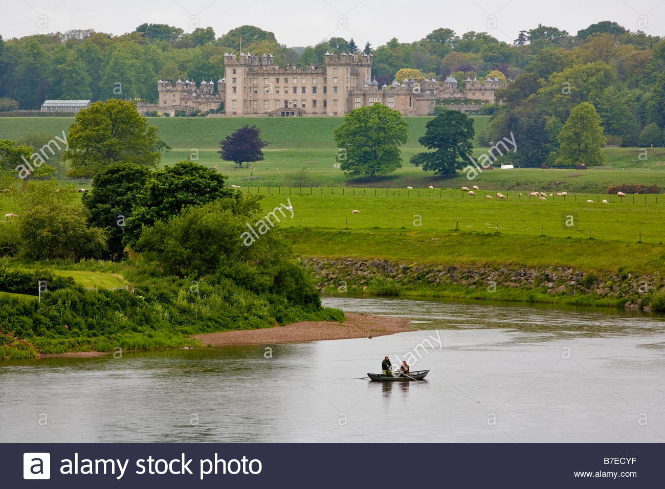 Floors Castle, Kelso, Scottish Borders Stock Photos & Floors Castle ...