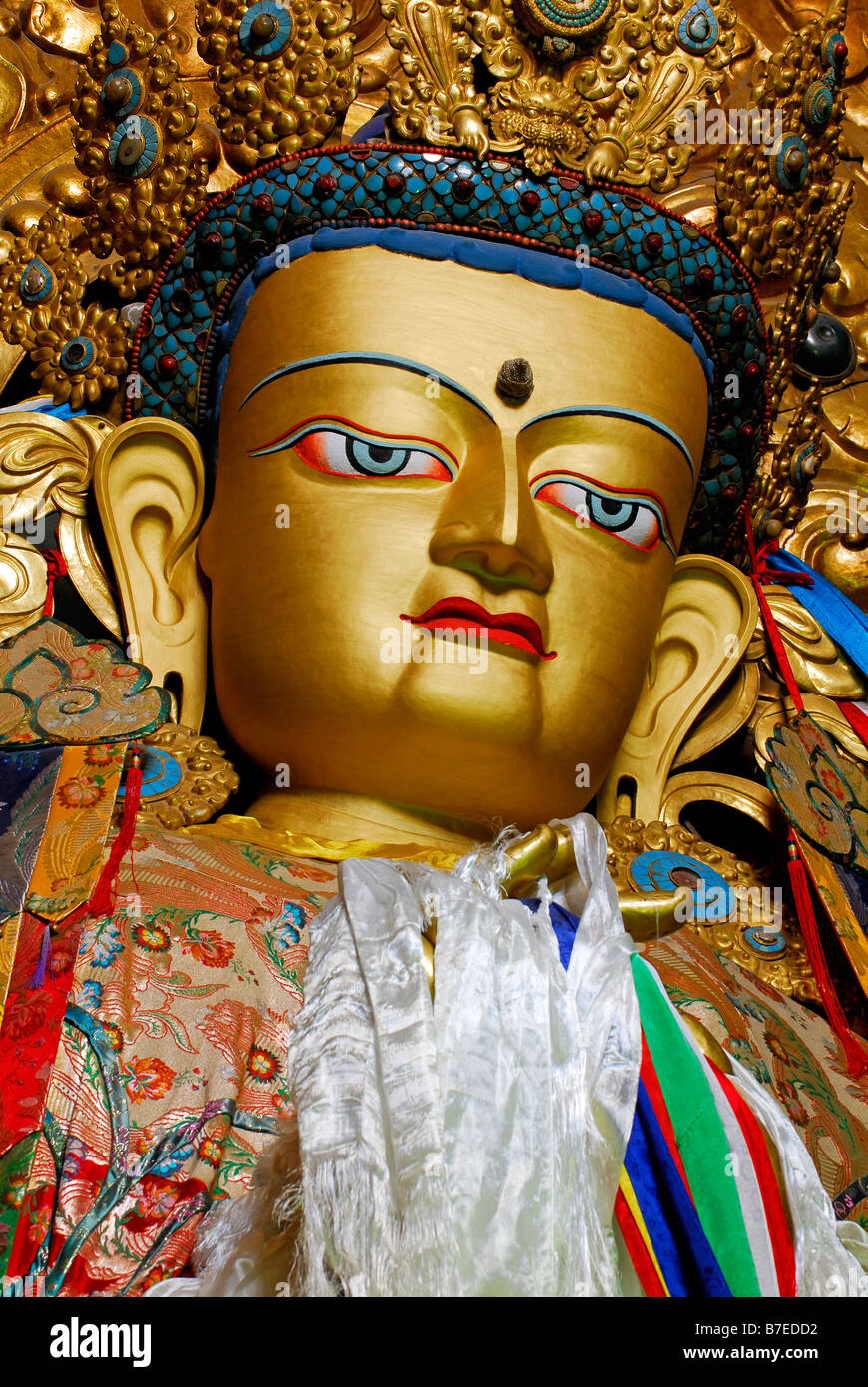 Buddha Sakyamuni Sakya Thukpa, Drepung Monastery, Lhasa, Tibet, China ...