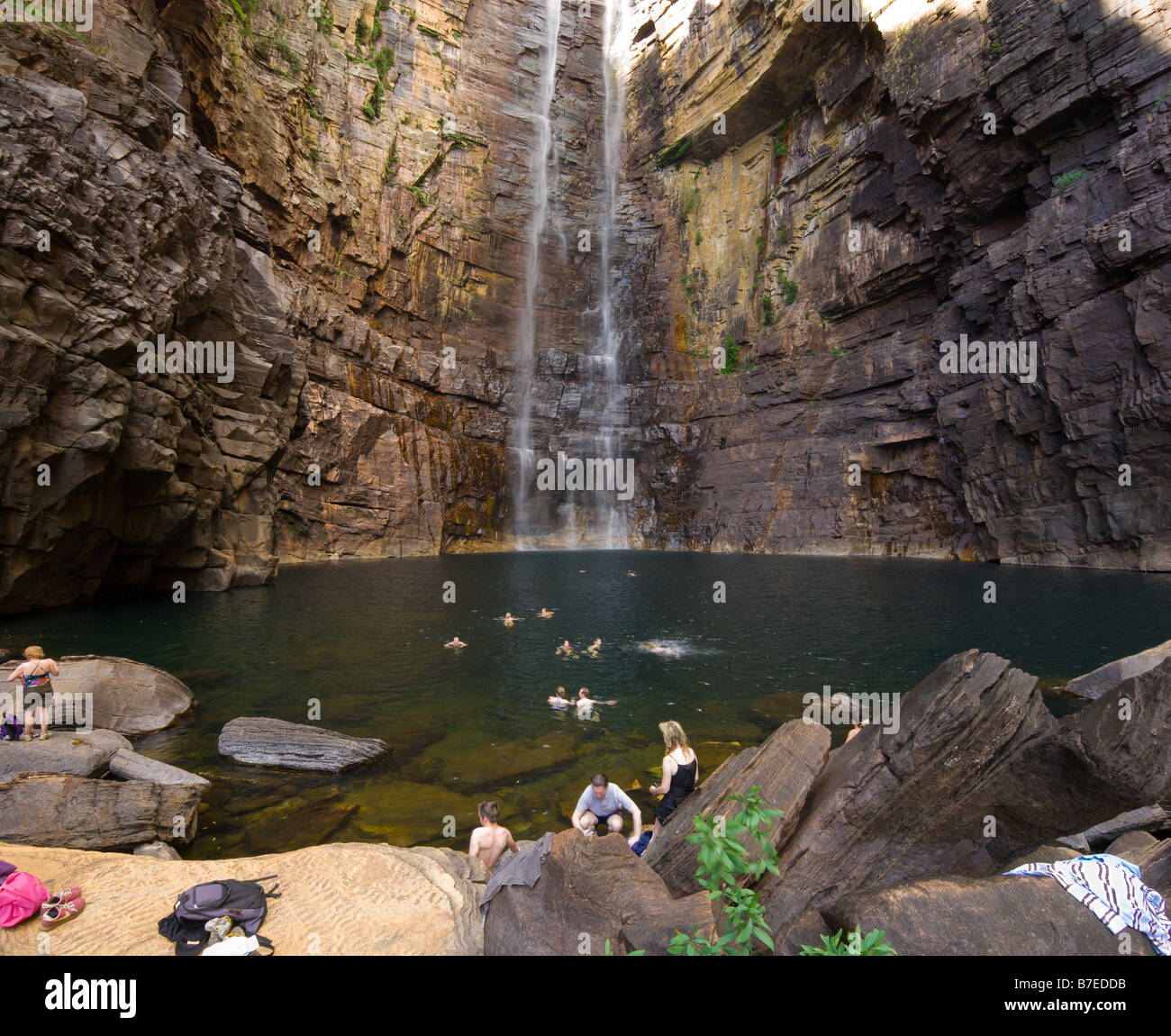 Jim Jim Falls in Kakadu National Park Stock Photo - Alamy