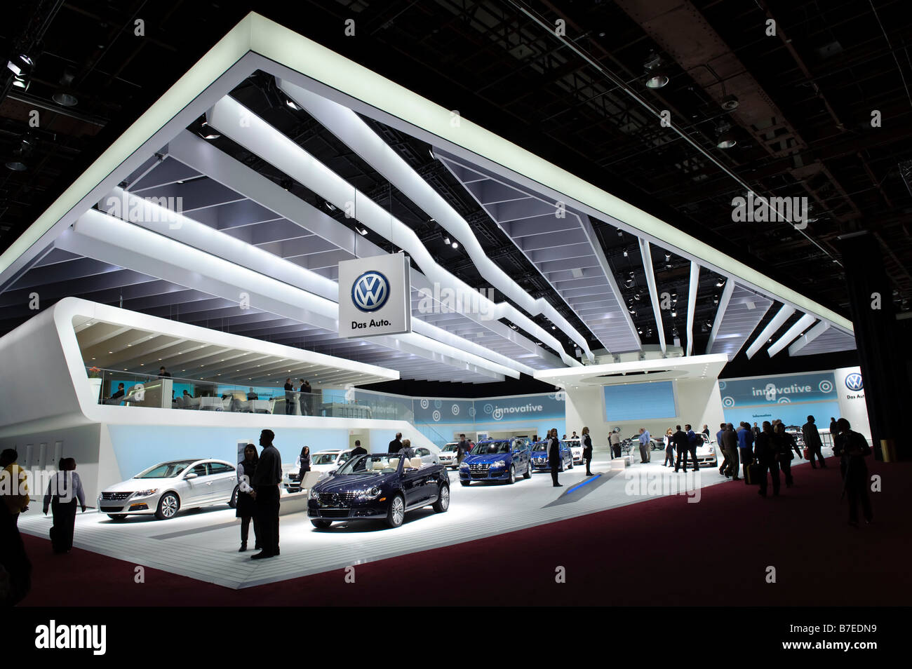 Volkswagen display at the 2009 North American International Auto Show ...