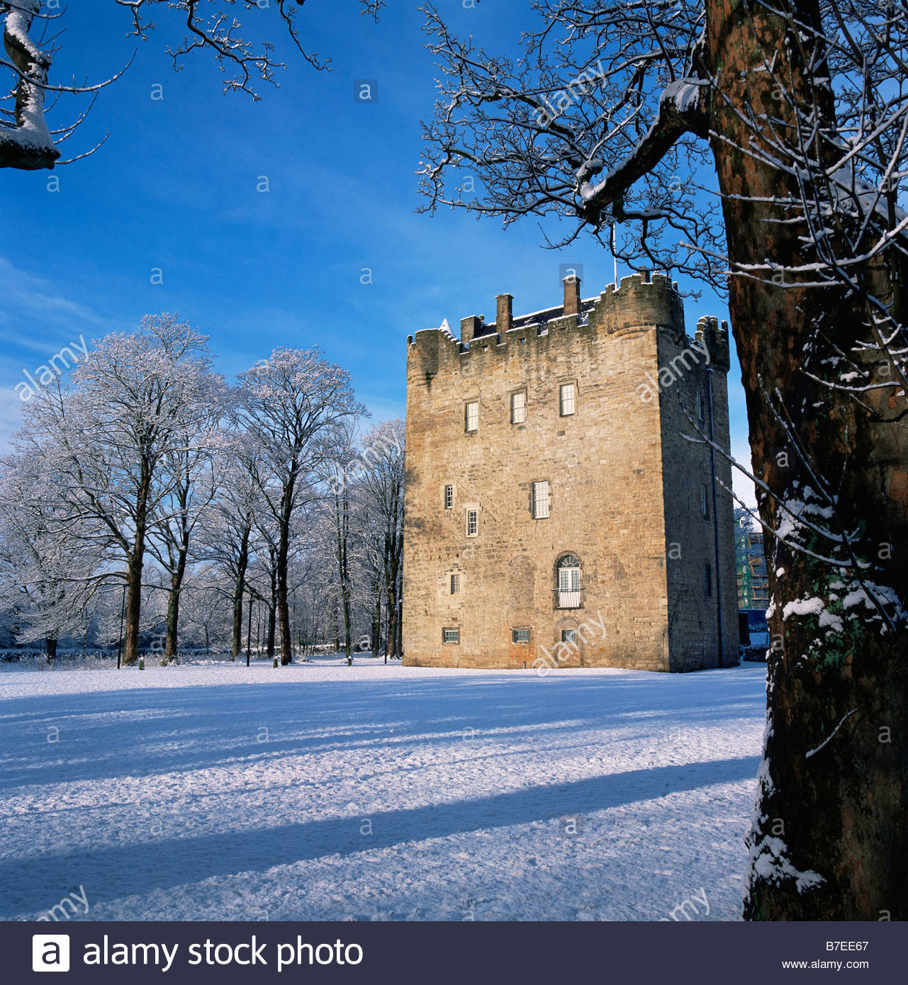 Architecture Building Scotland Clackmannanshire Stock Photos ...