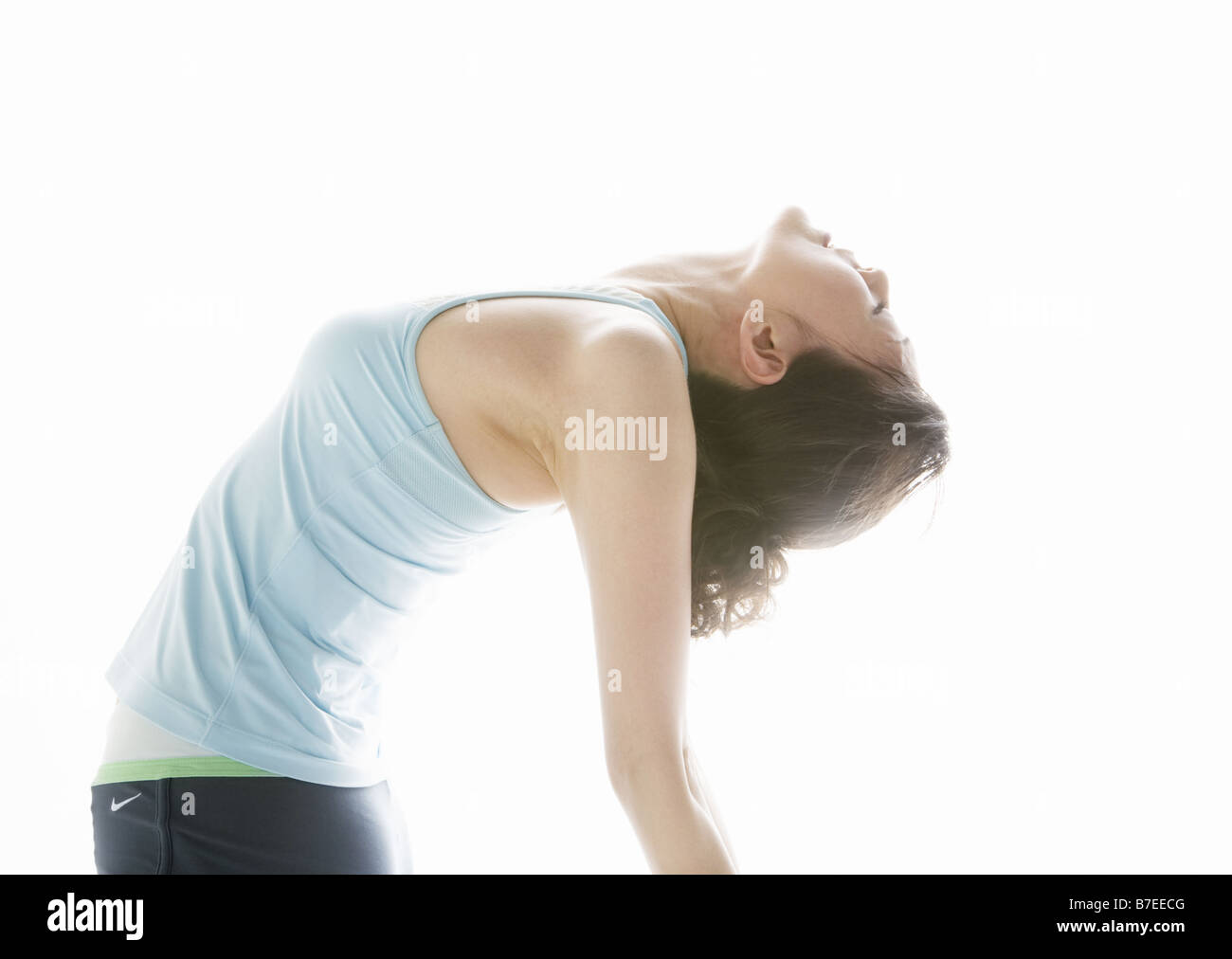 Woman tracksuit back Cut Out Stock Images & Pictures - Alamy