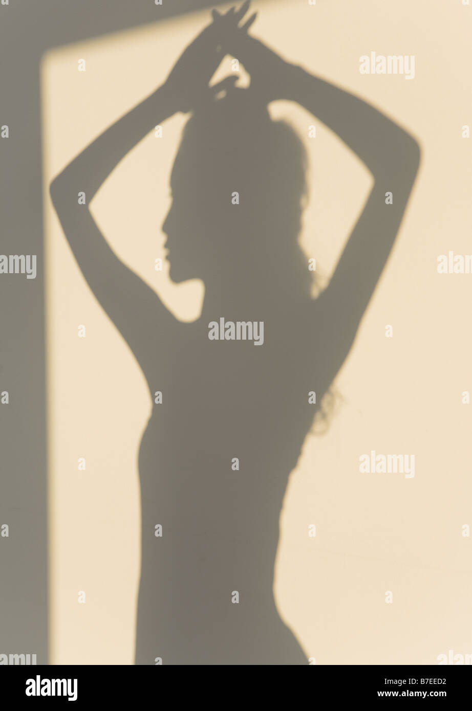 Shadow of woman Stock Photo - Alamy