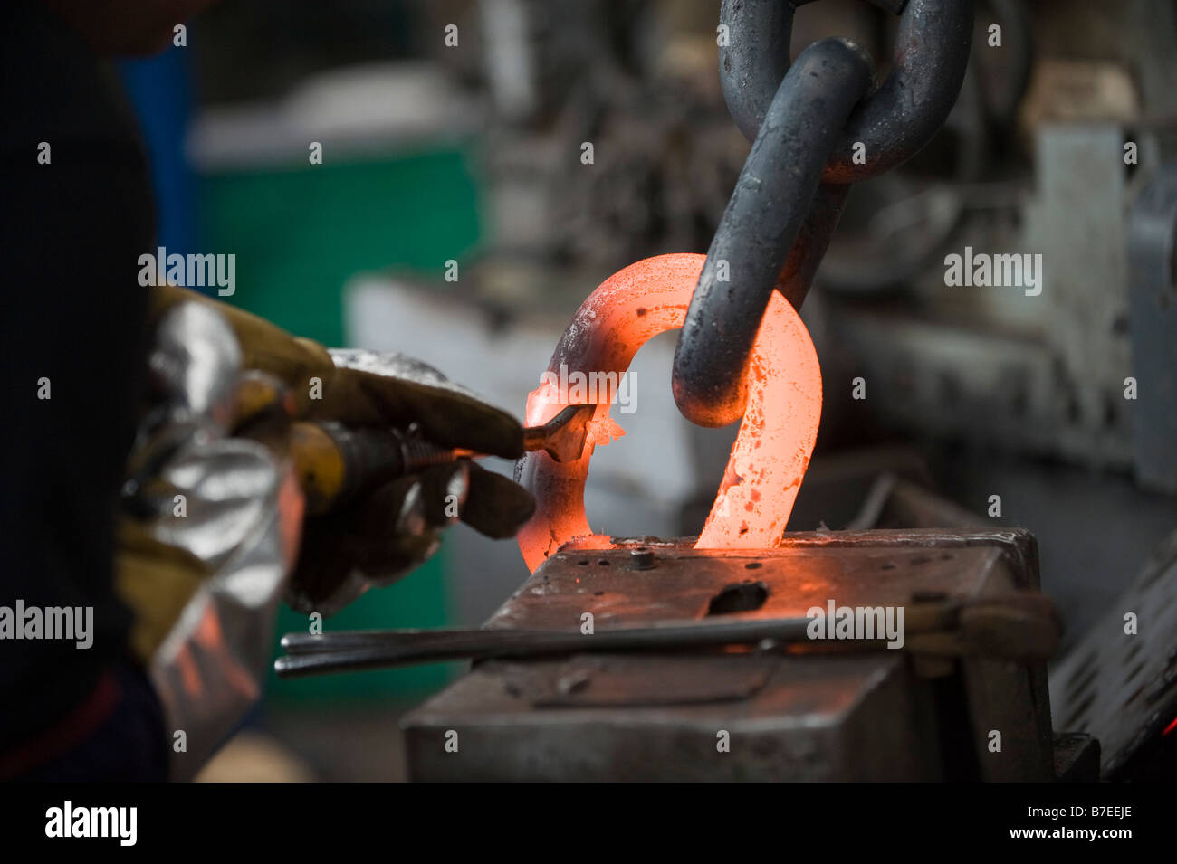 Inside a factory making manufactured goods with steel Stock Photo - Alamy