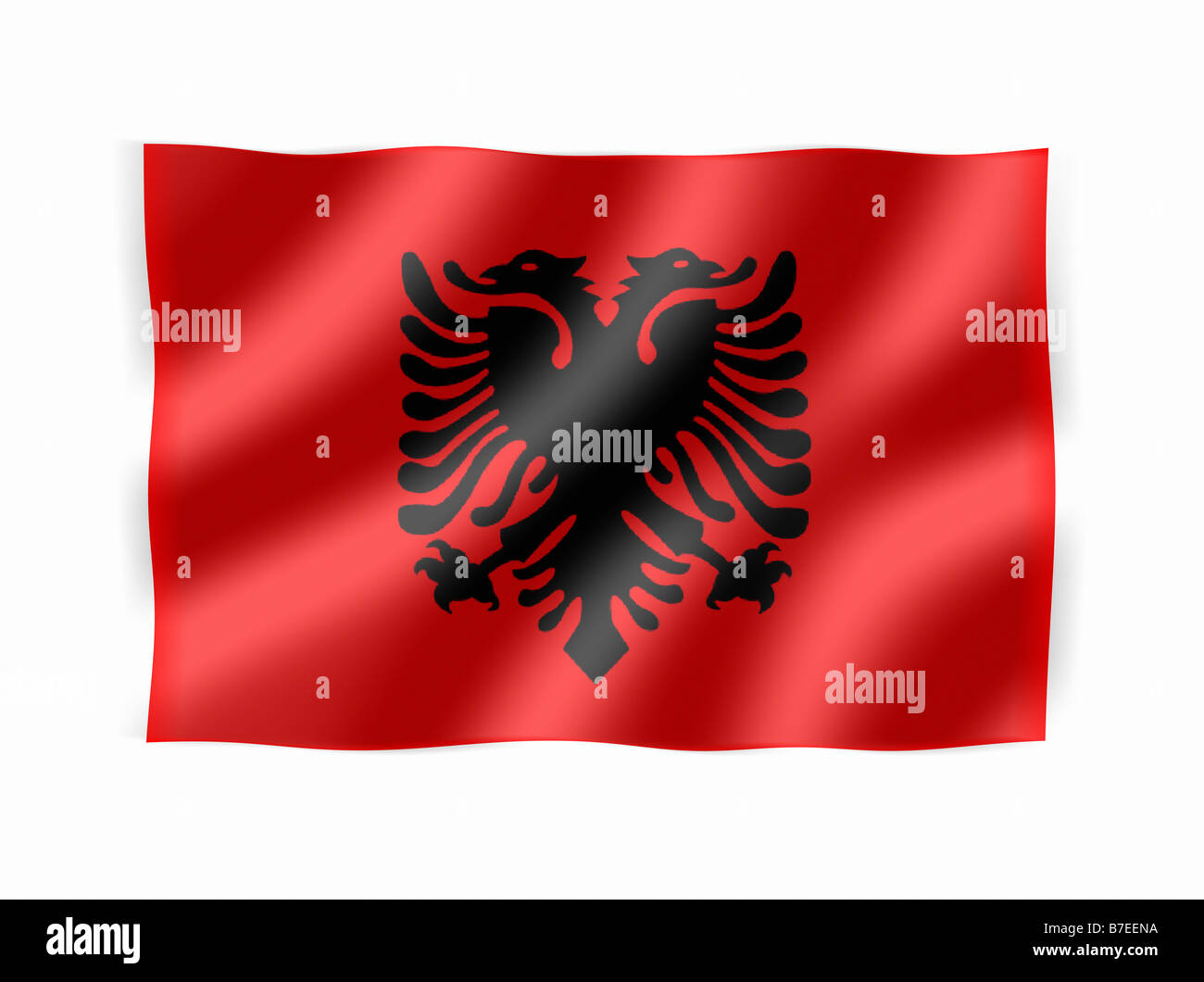 Albanian flag hi-res stock photography and images - Alamy