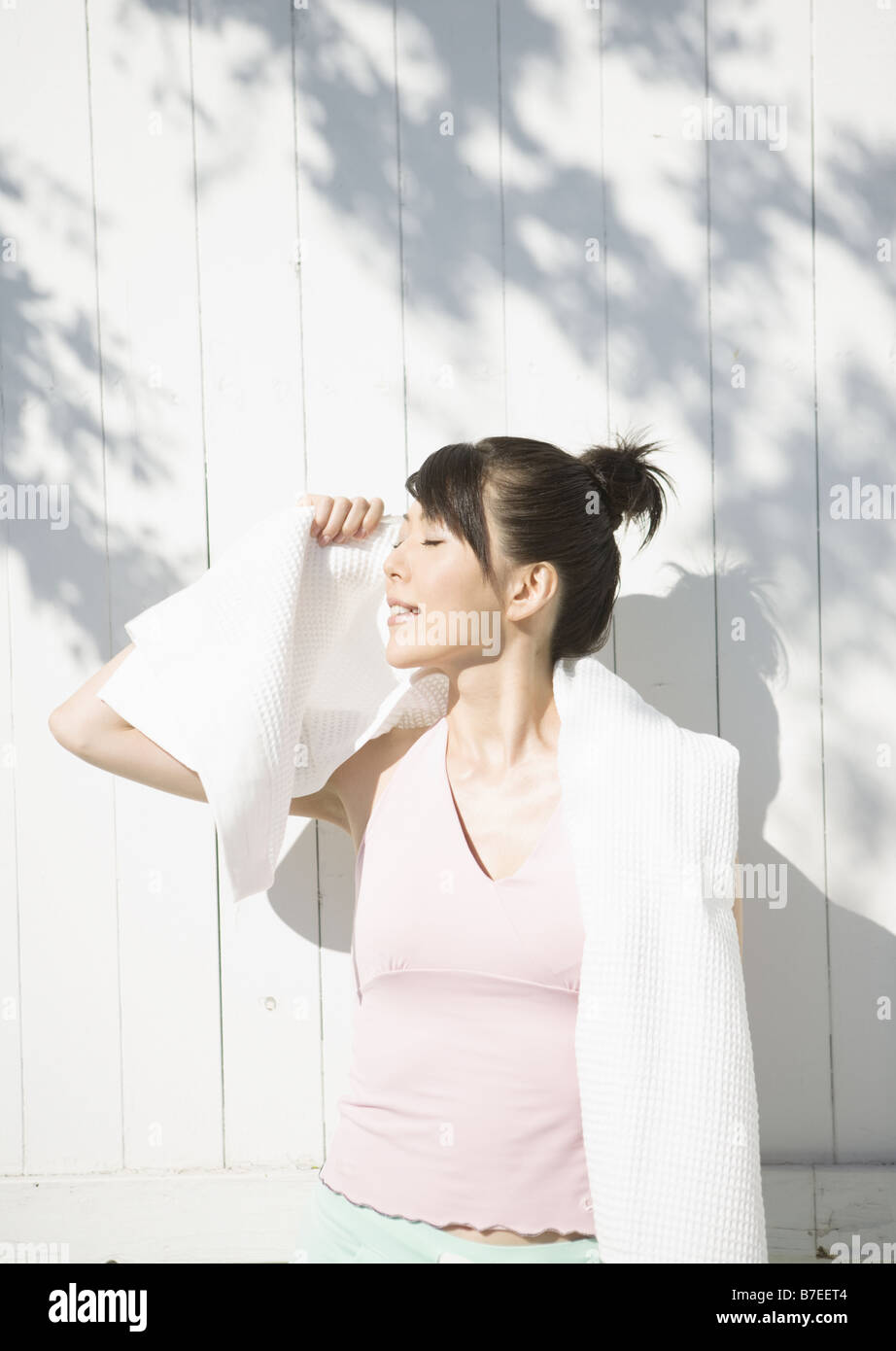 Woman taking a rest Stock Photo - Alamy