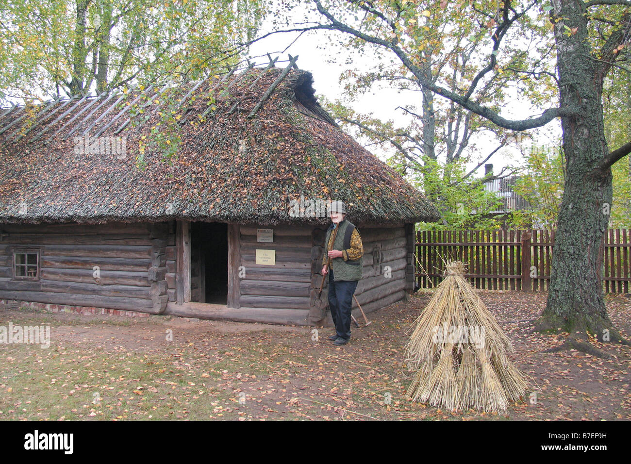 Old Blockhouse, Mõniste Museum, Võru County, Estonia Stock Photo - Alamy