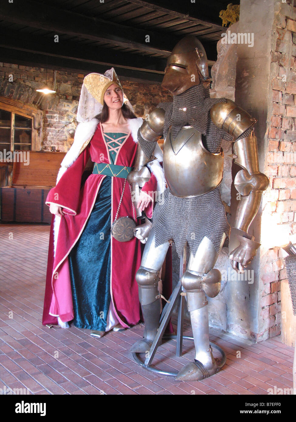 Medieval woman armour hi-res stock photography and images - Alamy