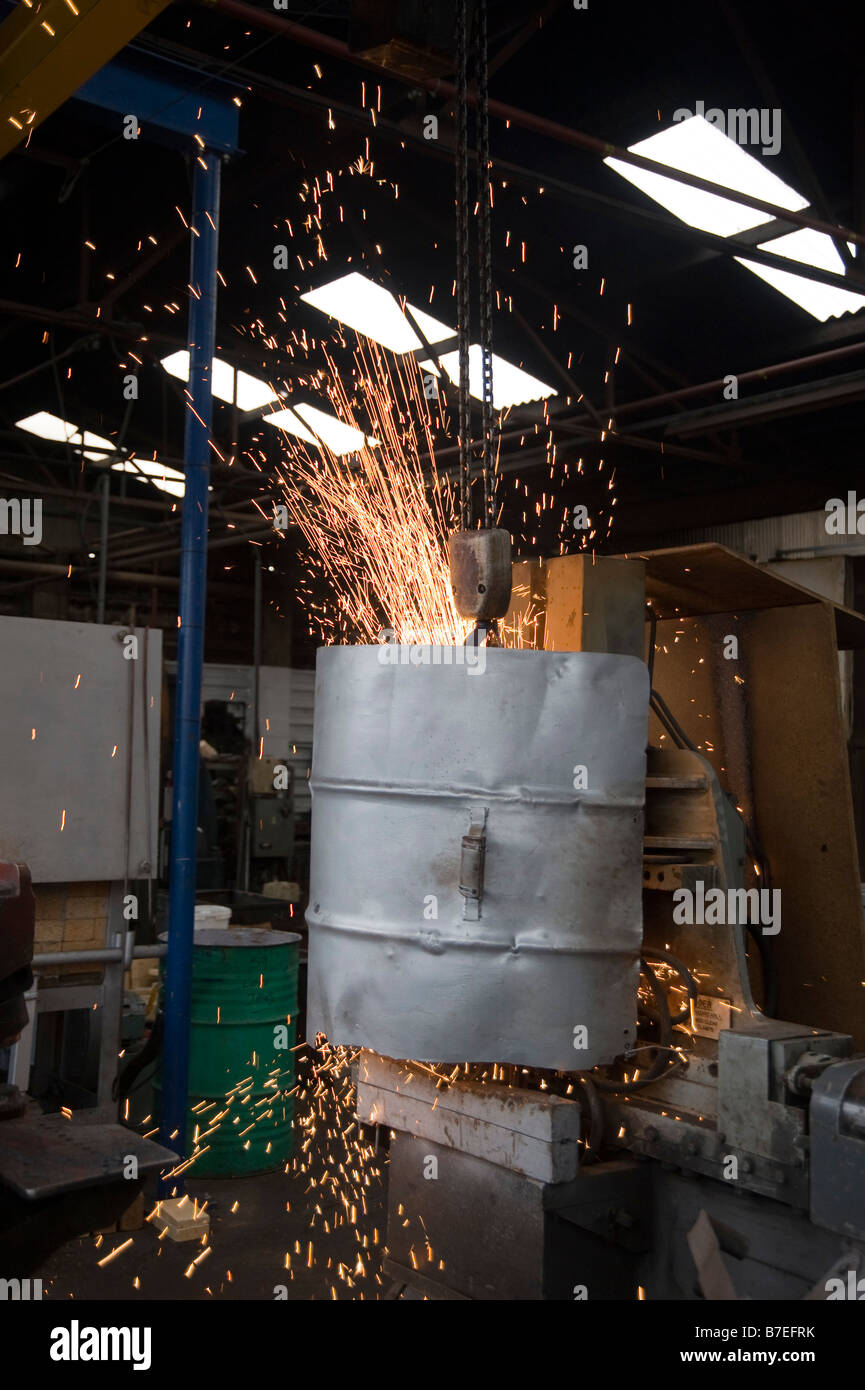 Inside a factory making manufactured goods with steel Stock Photo - Alamy