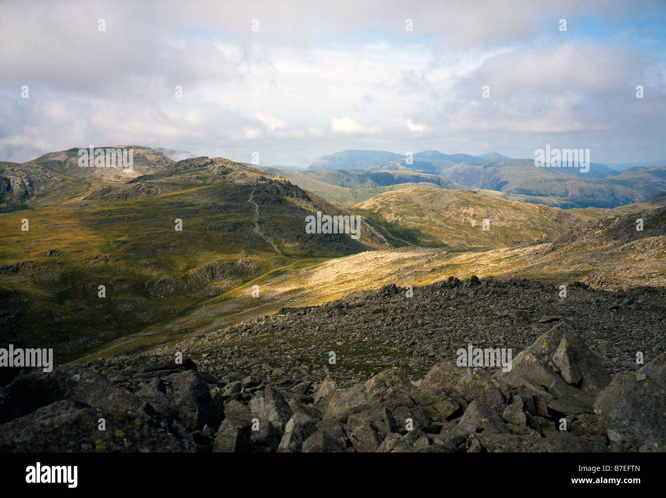 Lake District Fells Stock Photo - Alamy