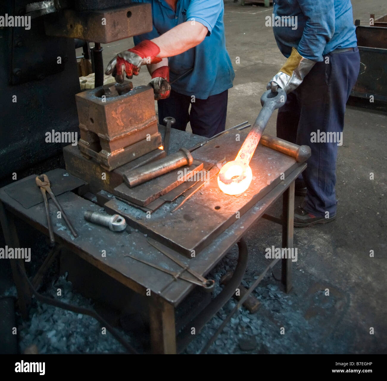 Inside a factory making manufactured goods with steel Stock Photo - Alamy