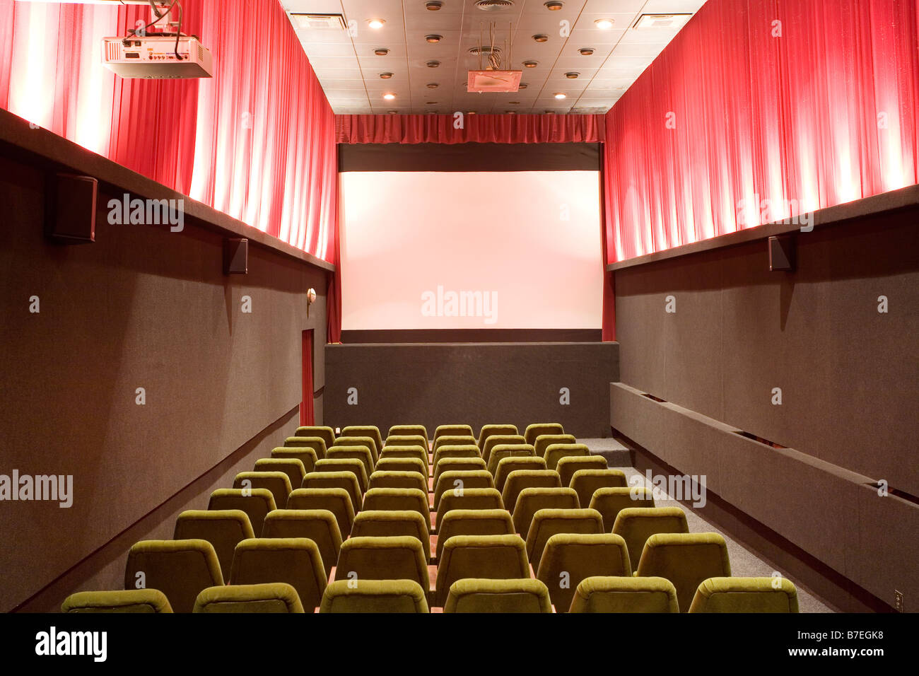empty small cinema auditorium Stock Photo - Alamy