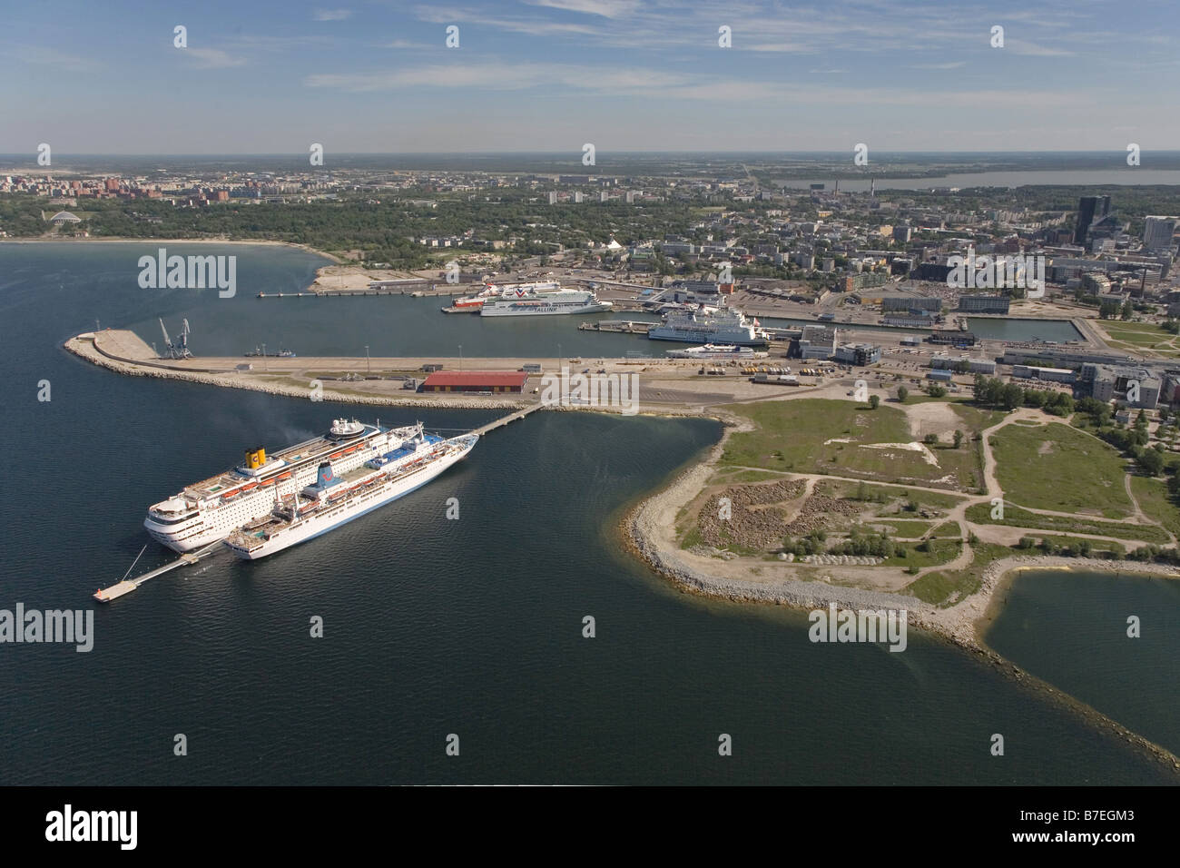 Port of Tallinn, Estonia, Europe Stock Photo - Alamy