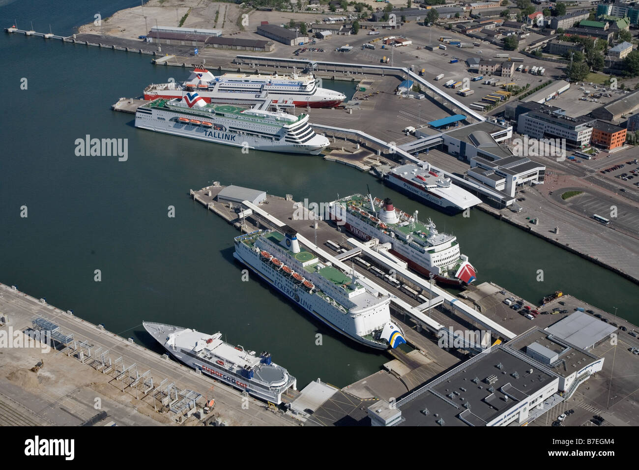 Port of Tallinn, Estonia, Europe Stock Photo - Alamy