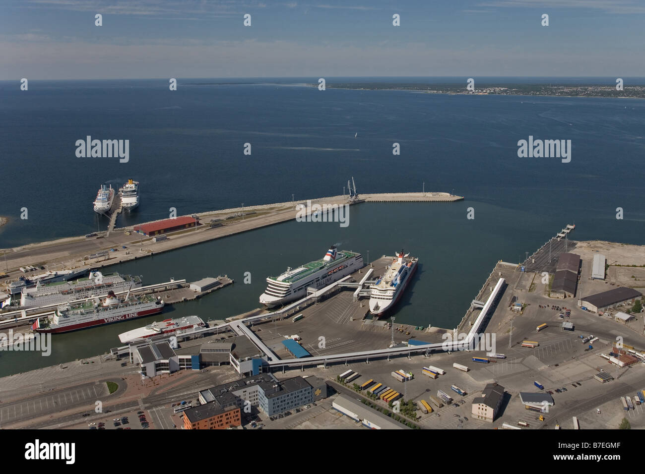 Port of Tallinn, Estonia, Europe Stock Photo - Alamy