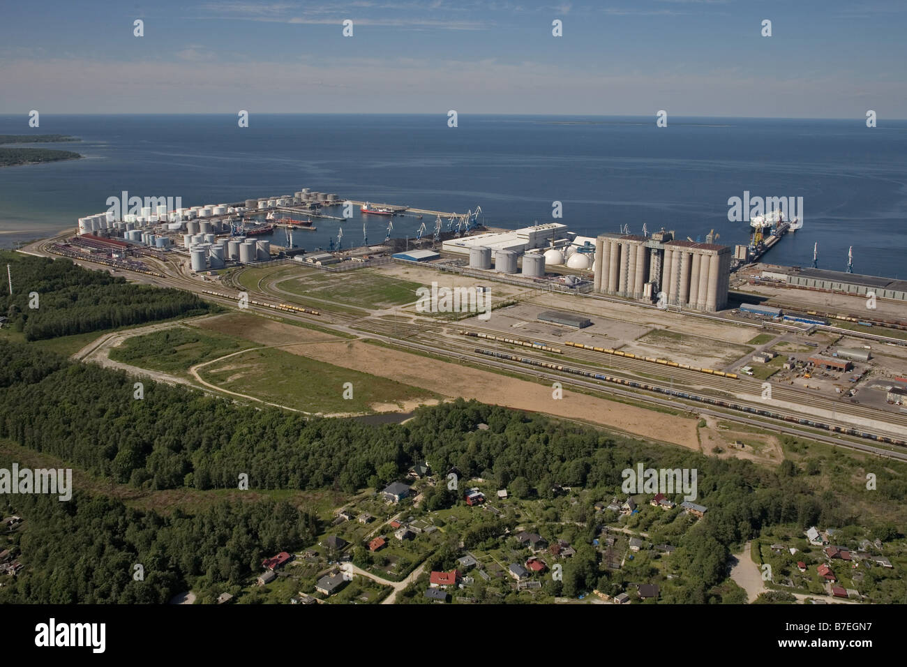 Port of Tallinn at Muuga, Estonia, Europe Stock Photo - Alamy