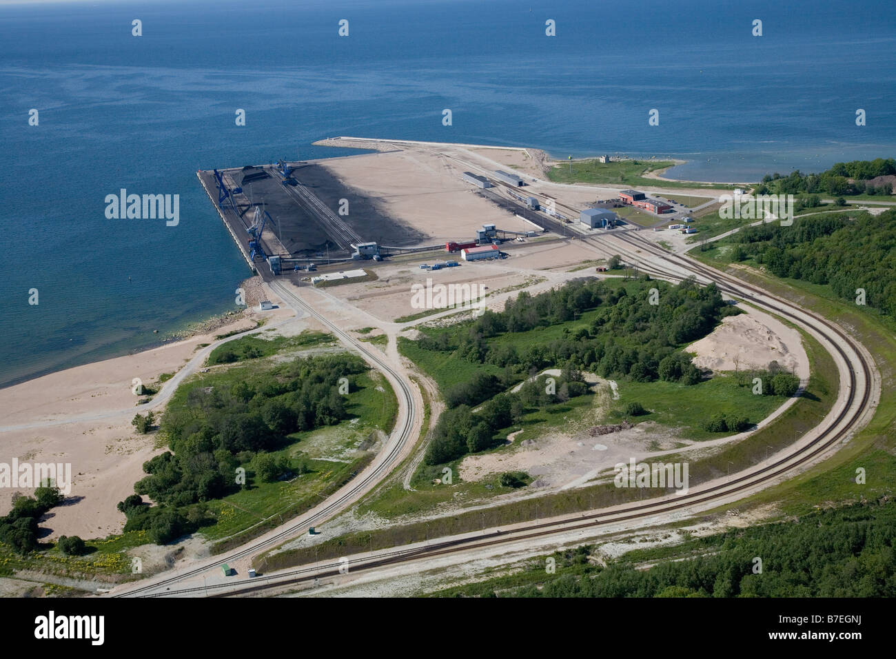Port of Tallinn at Muuga Estonia Europe Stock Photo - Alamy