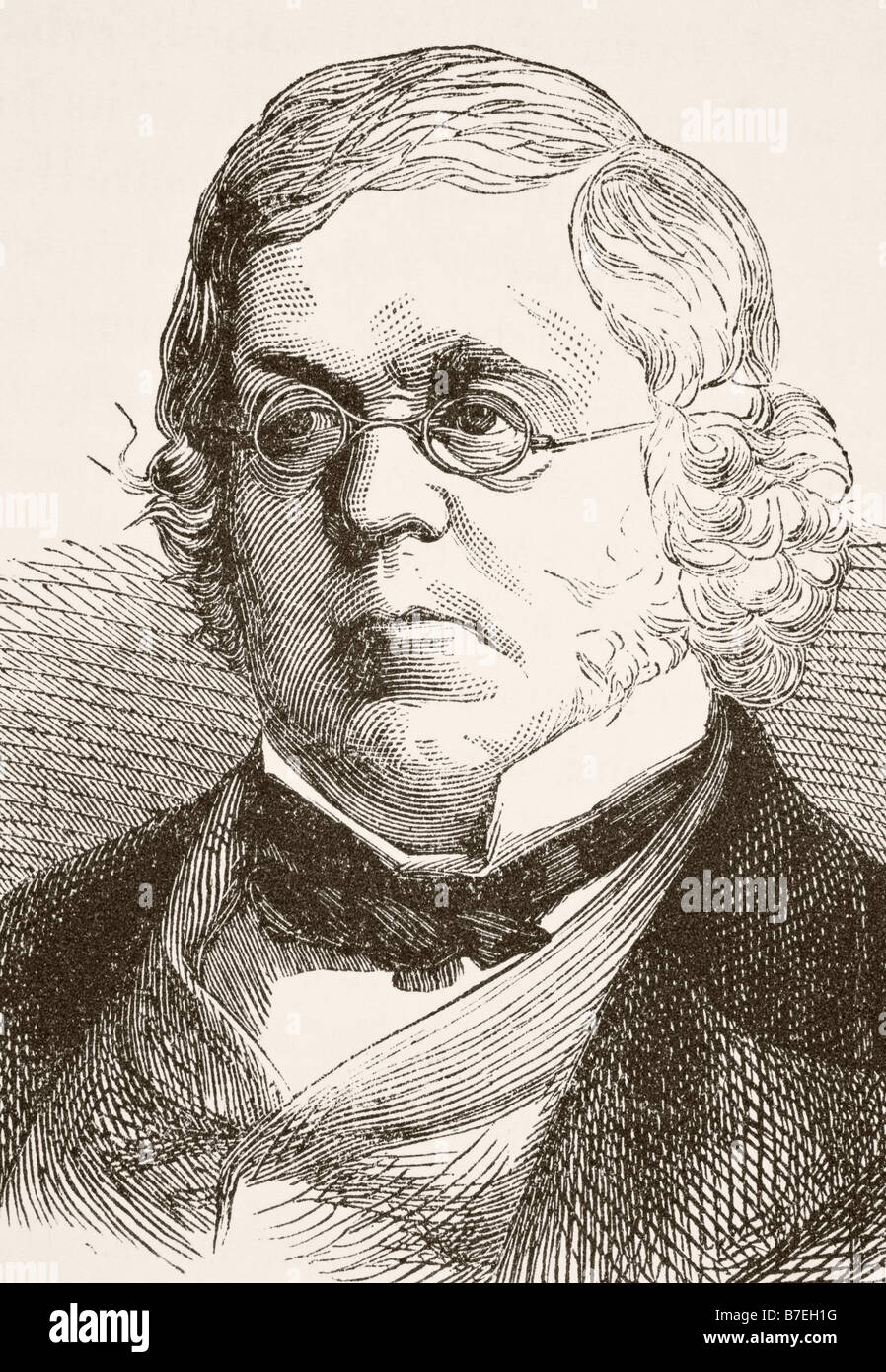 William Makepeace Thackeray, 1811 - 1863. English novelist Stock Photo ...