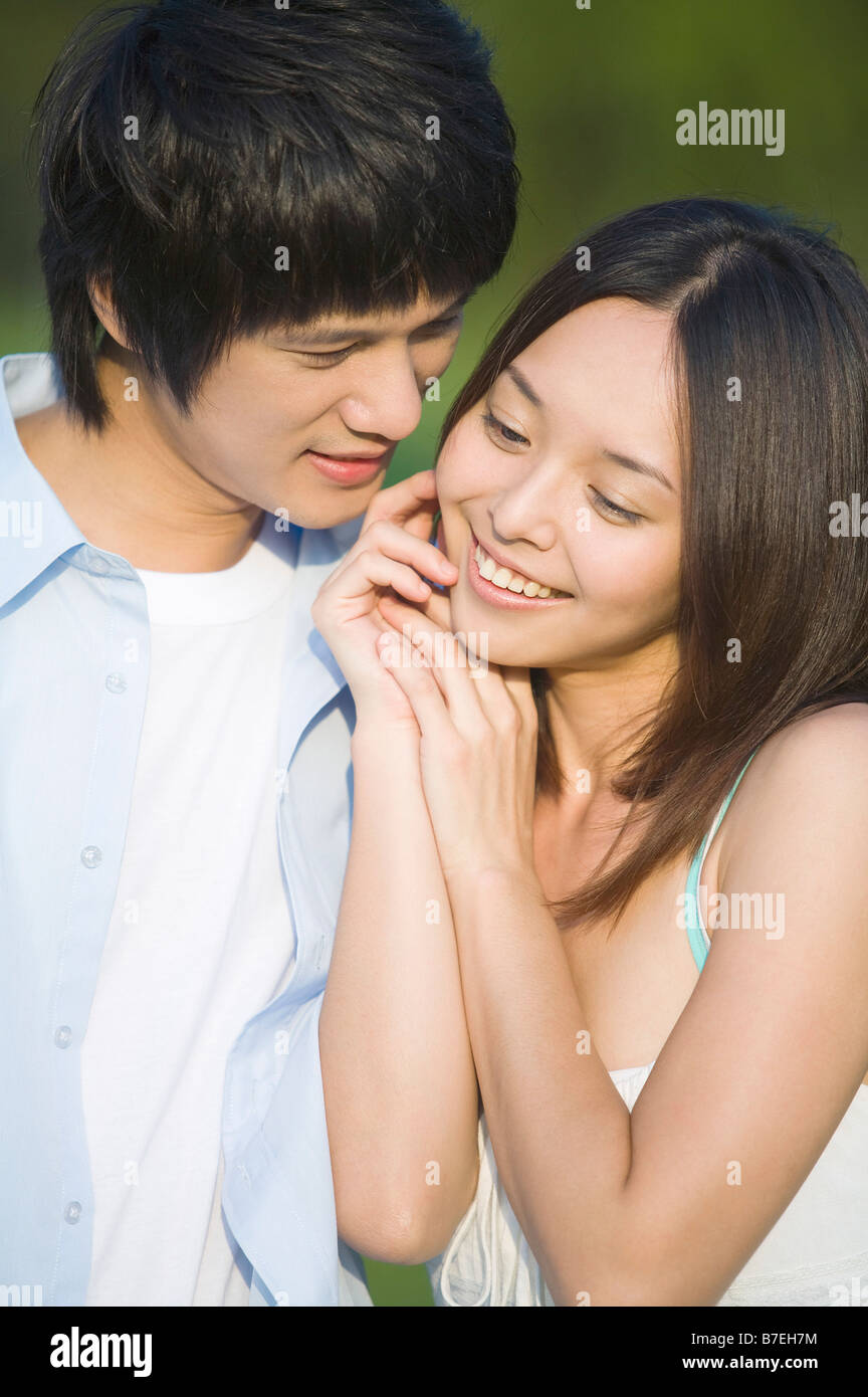Young couple bonding together Stock Photo - Alamy